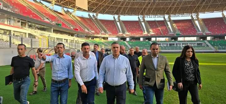 Stade Ali Amar dit Ali la Pointe : Visite d'inspection du ministre de l ...